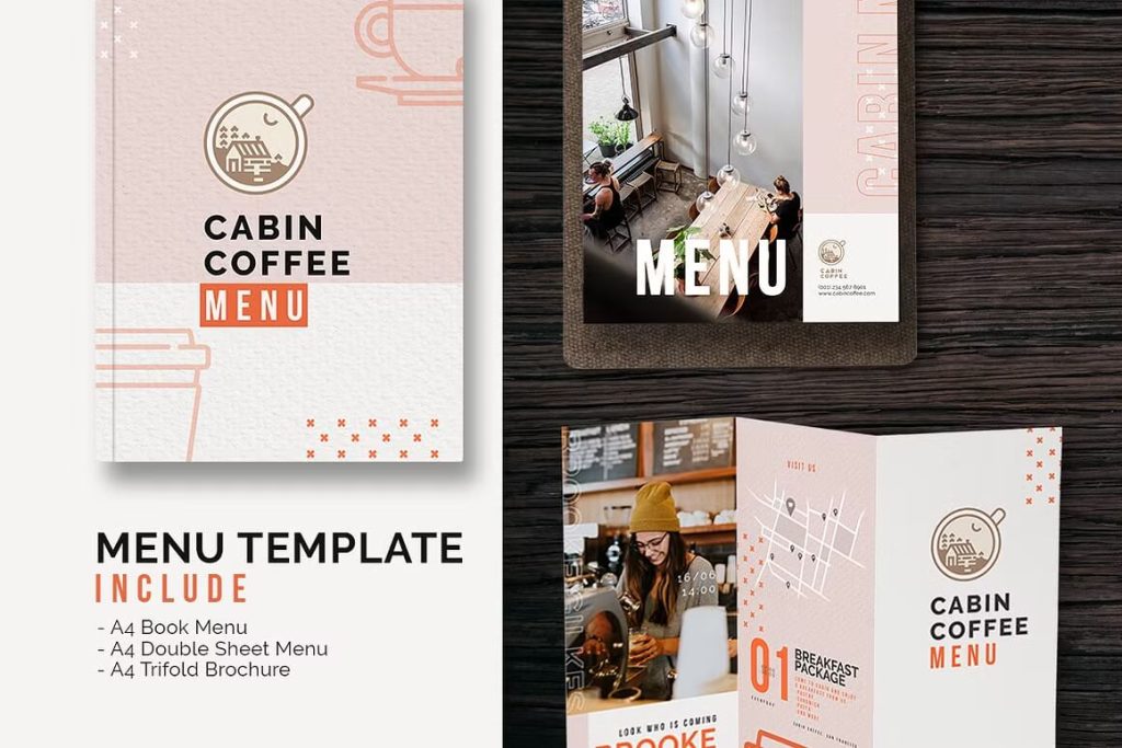 Coffee Shop Menu Set Print Template – Louds Shop